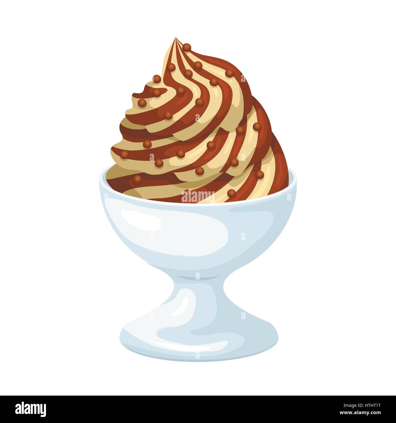 White dish chocolate sauce Stock Vector Images - Alamy