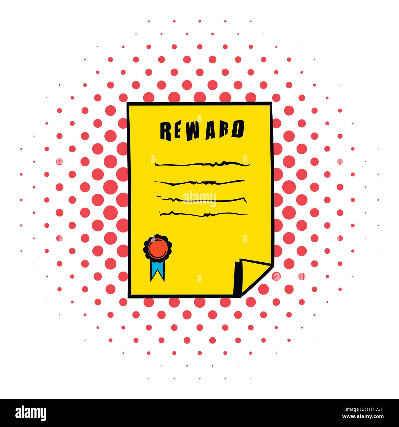 Reward icon, comics style Stock Vector Image & Art - Alamy
