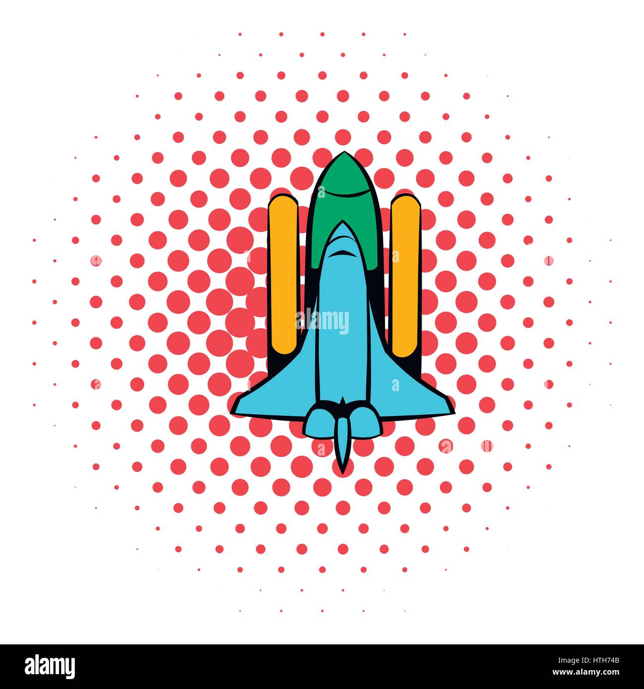 Space shuttle endeavour blast Stock Vector Images - Alamy