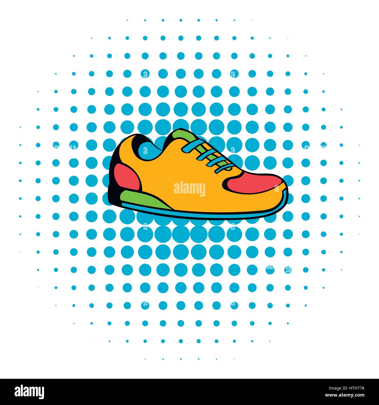 Sneakers icon, comics style Stock Vector Image & Art - Alamy