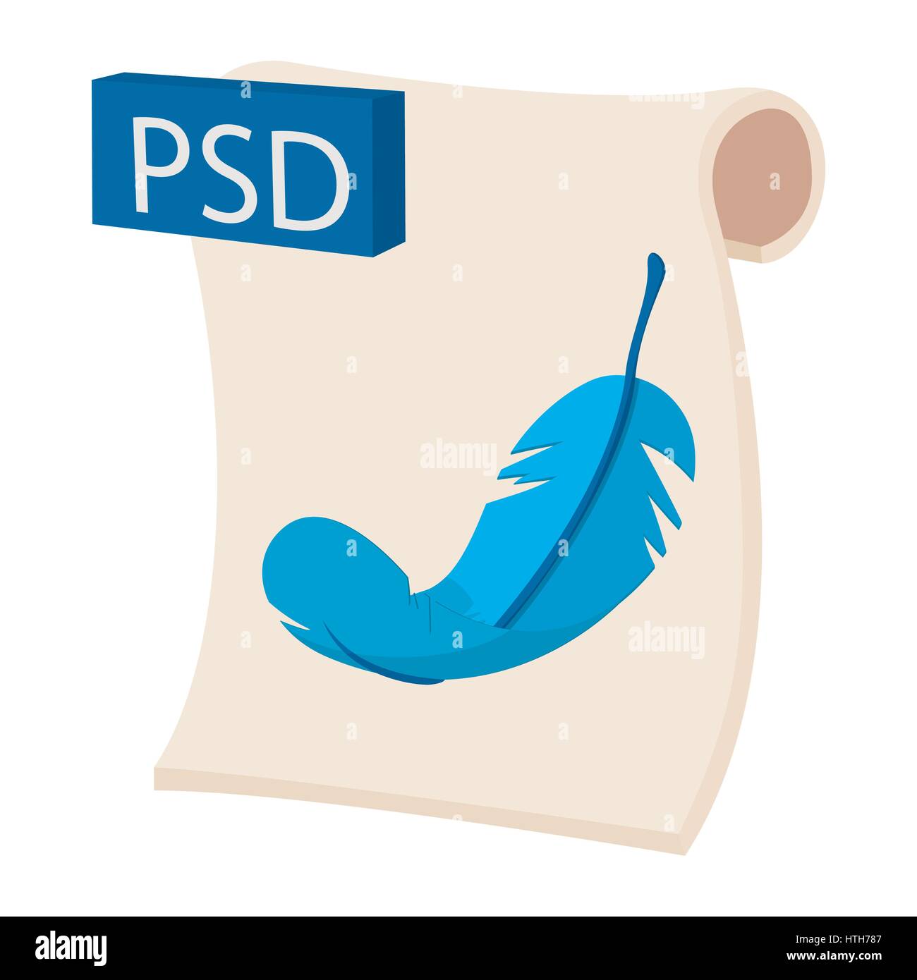 Psd file icon, cartoon style Stock Vector Image & Art - Alamy