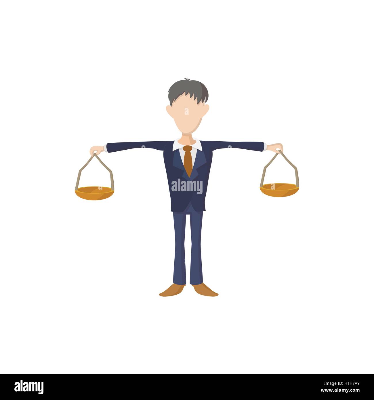 Balance Scale Cartoon High Resolution Stock Photography and Images - Alamy