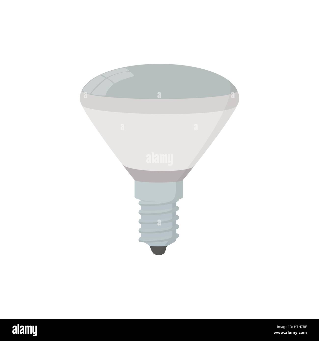 Glowing LED bulb icon, cartoon style Stock Vector Image & Art - Alamy