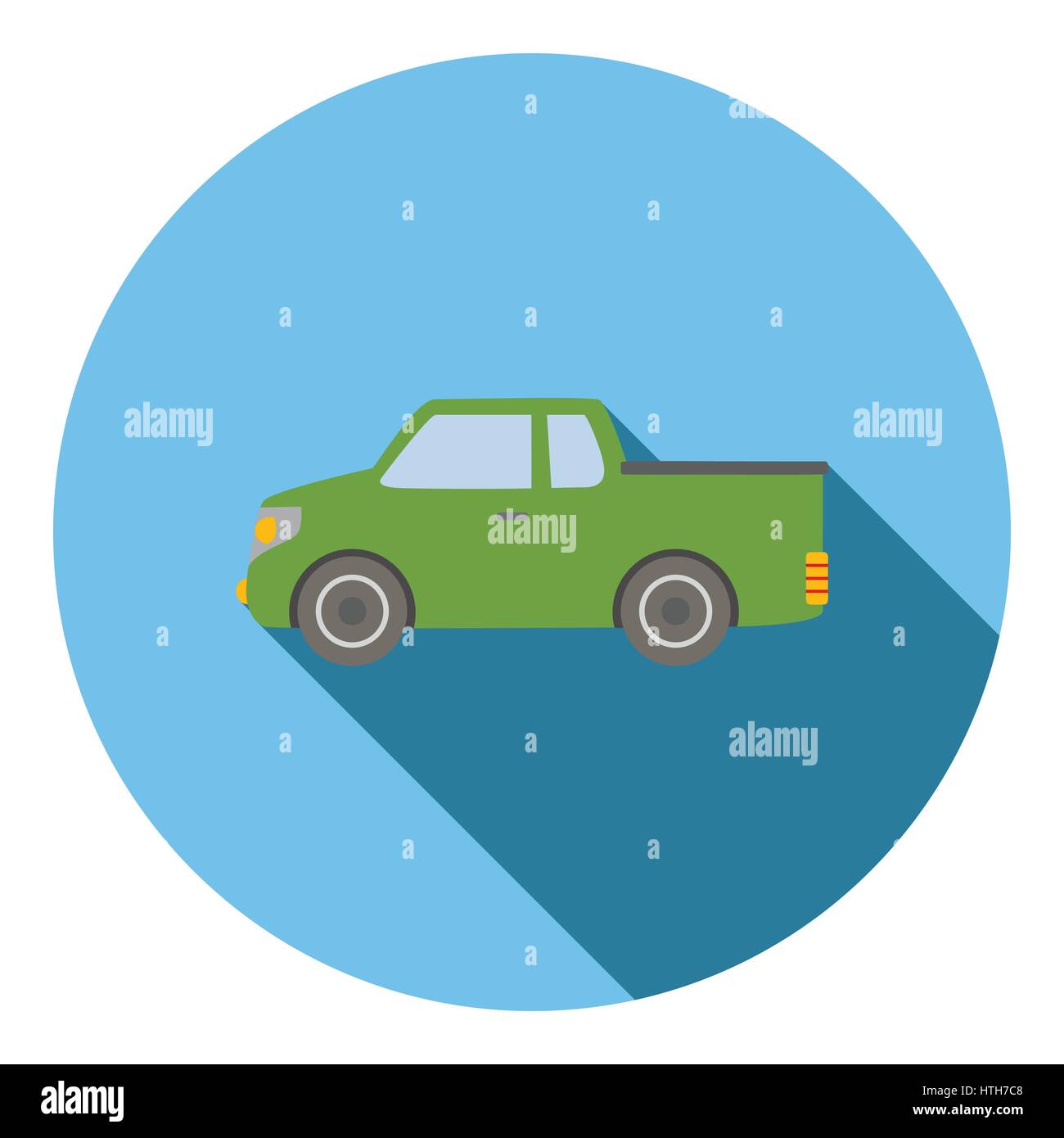Pickup icon, flat style Stock Vector Image & Art - Alamy