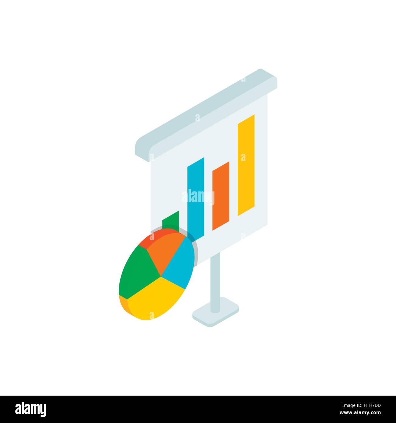 Pie chart icon commercial Stock Vector Images - Alamy
