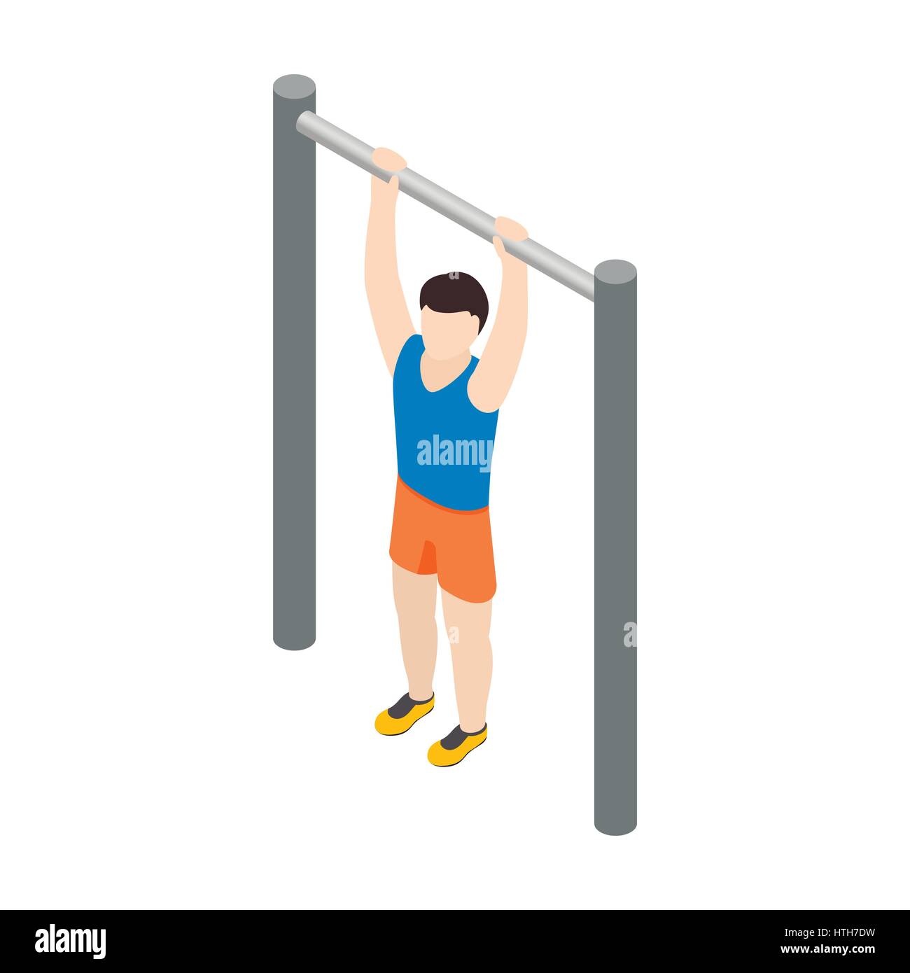 Horizontal Pull Up Stock Vector Images - Alamy