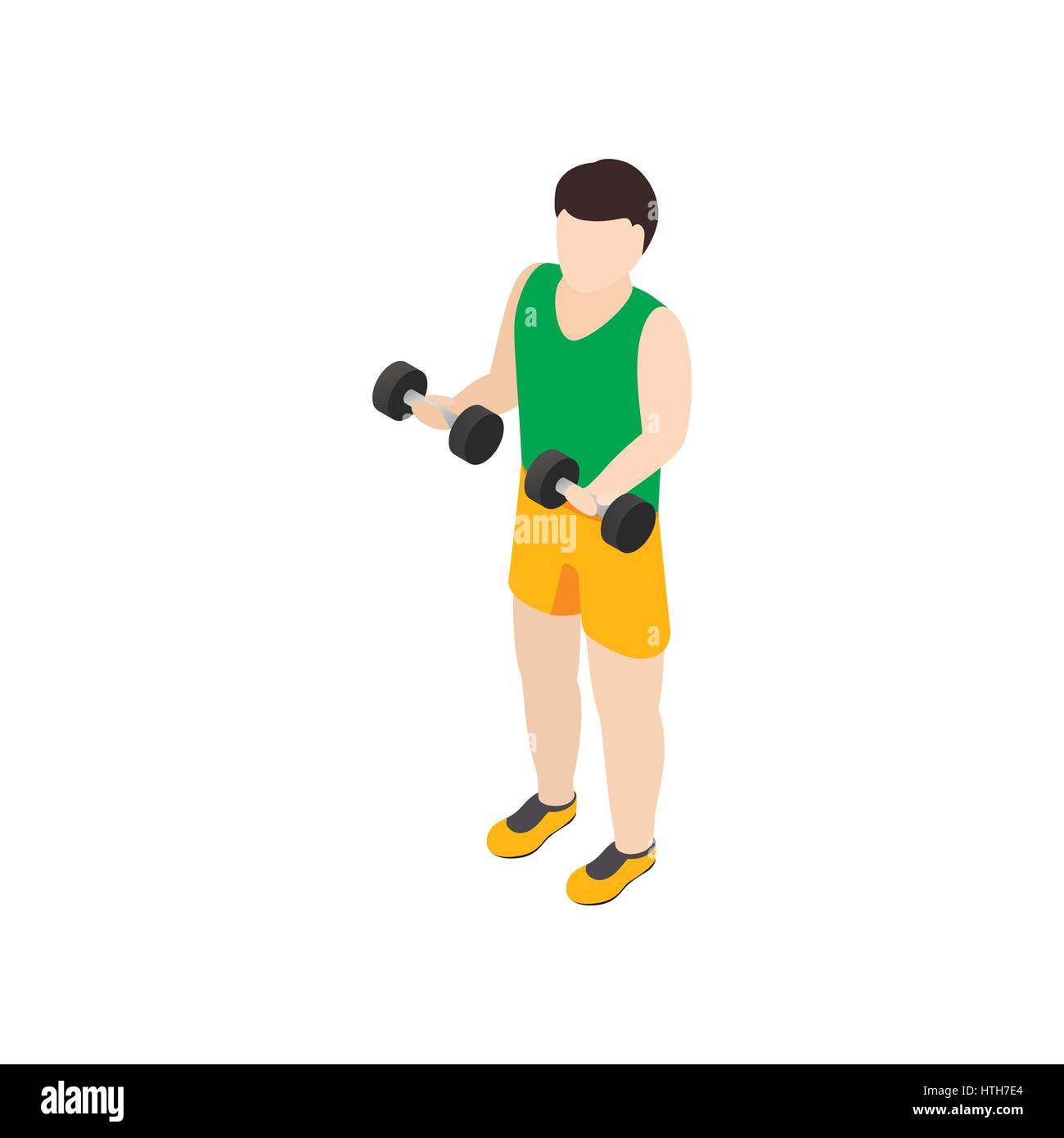 3d man exercising Stock Vector Images - Alamy