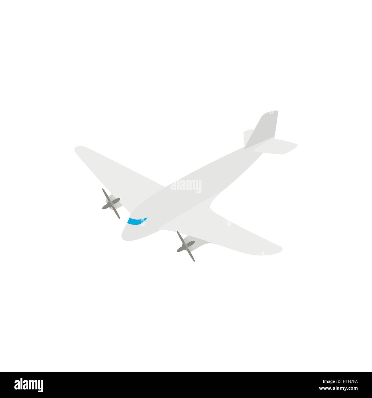 Small jet landing Stock Vector Images - Alamy