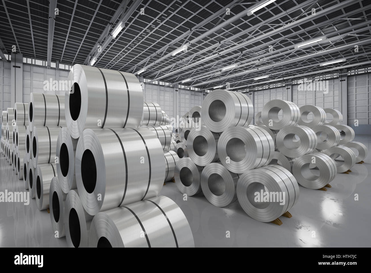 Steel coil rolls hi-res stock photography and images - Alamy