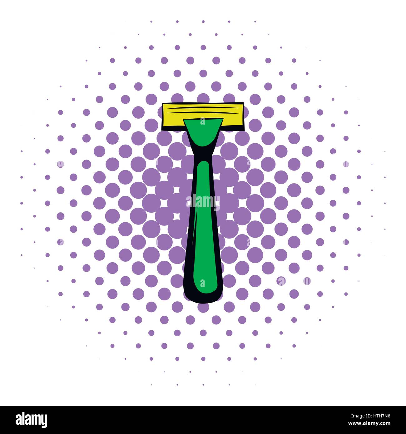 Male shaving cut Stock Vector Images - Alamy