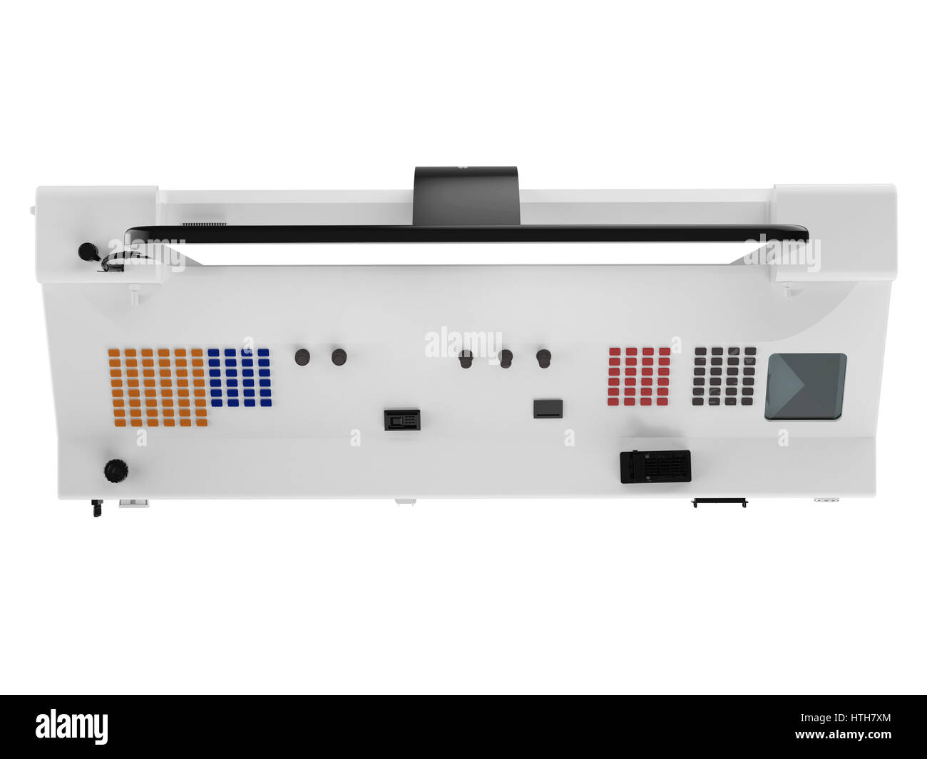 Industrial machine control panel Cut Out Stock Images & Pictures - Alamy