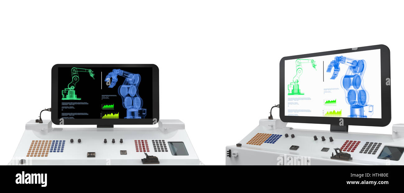 Control machine isolated panel hi-res stock photography and images - Alamy