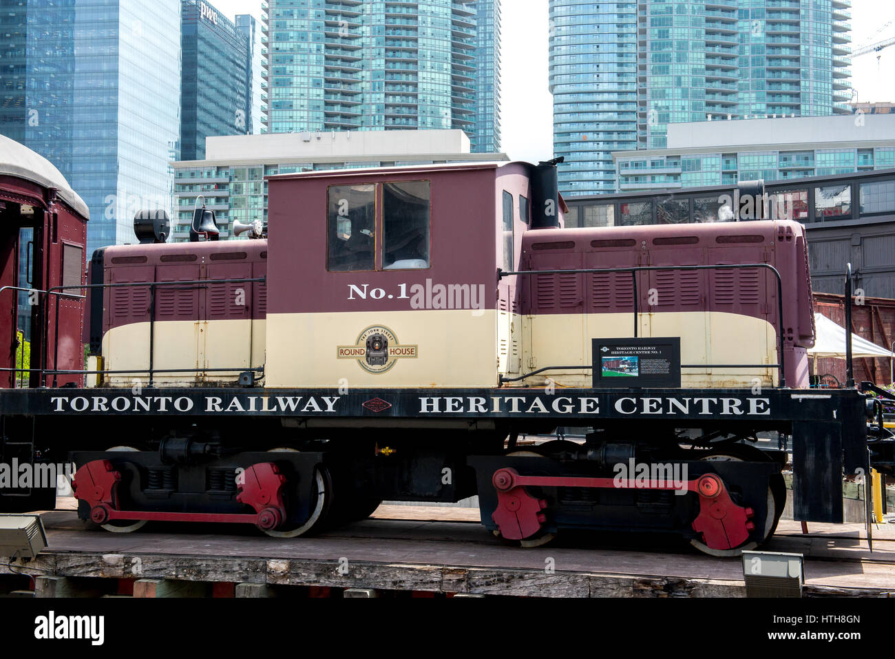 View at Toronto railway heritage centre in Toronto City, Ontario ...