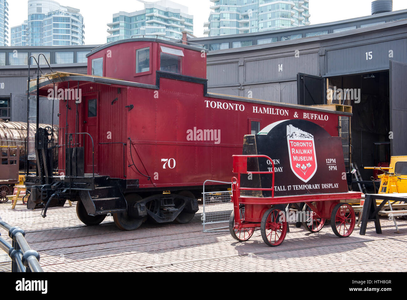 View at Toronto railway heritage centre in Toronto City, Ontario ...