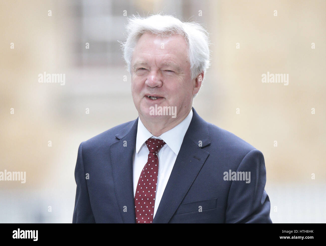 Secretary of State for Exiting the European Union David Davis arrives ...