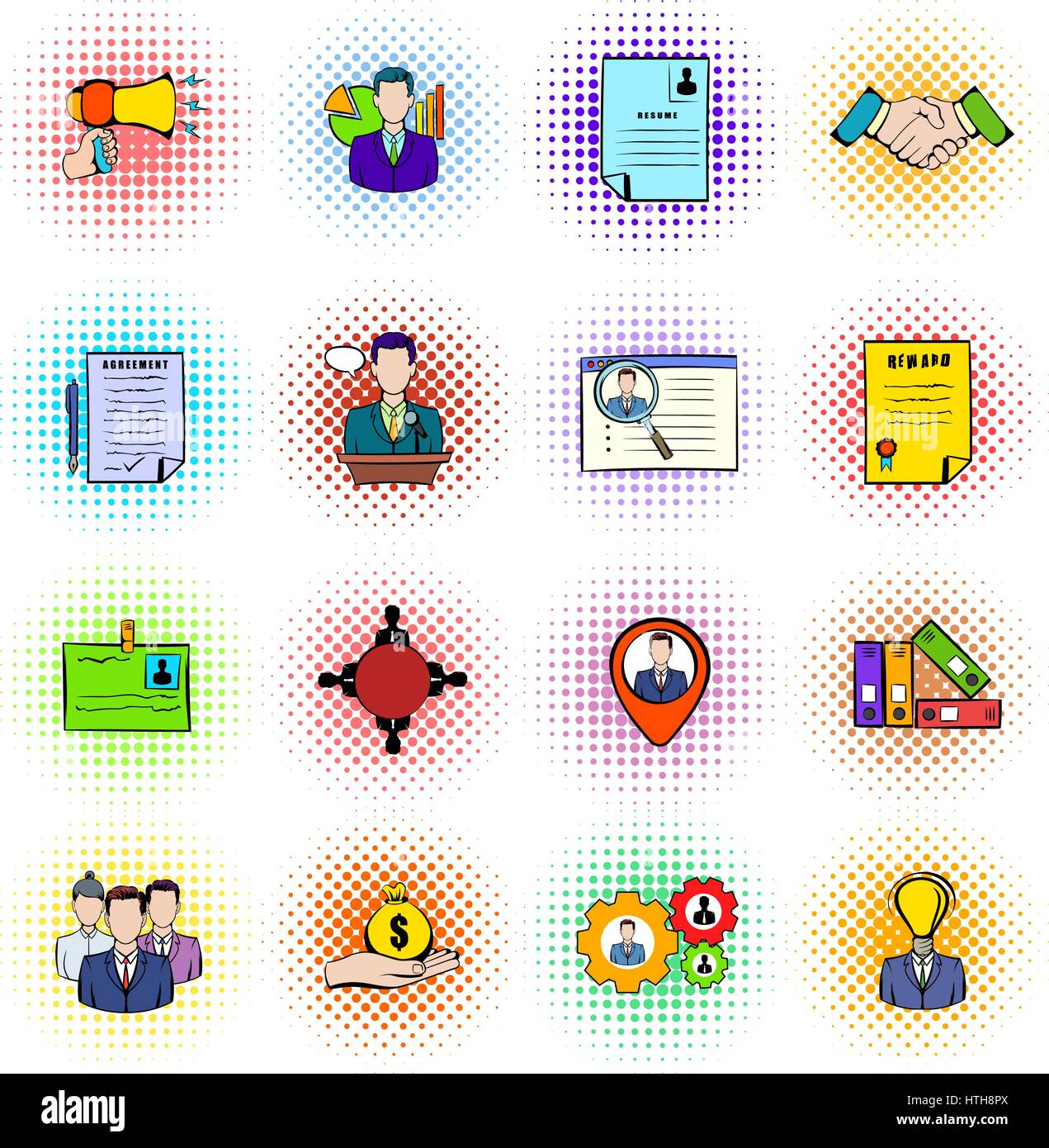 Set vector human resources Stock Vector Images - Alamy