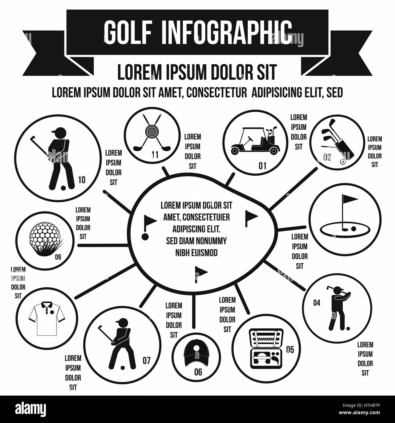 Infographic chart infochart play Stock Vector Images - Alamy