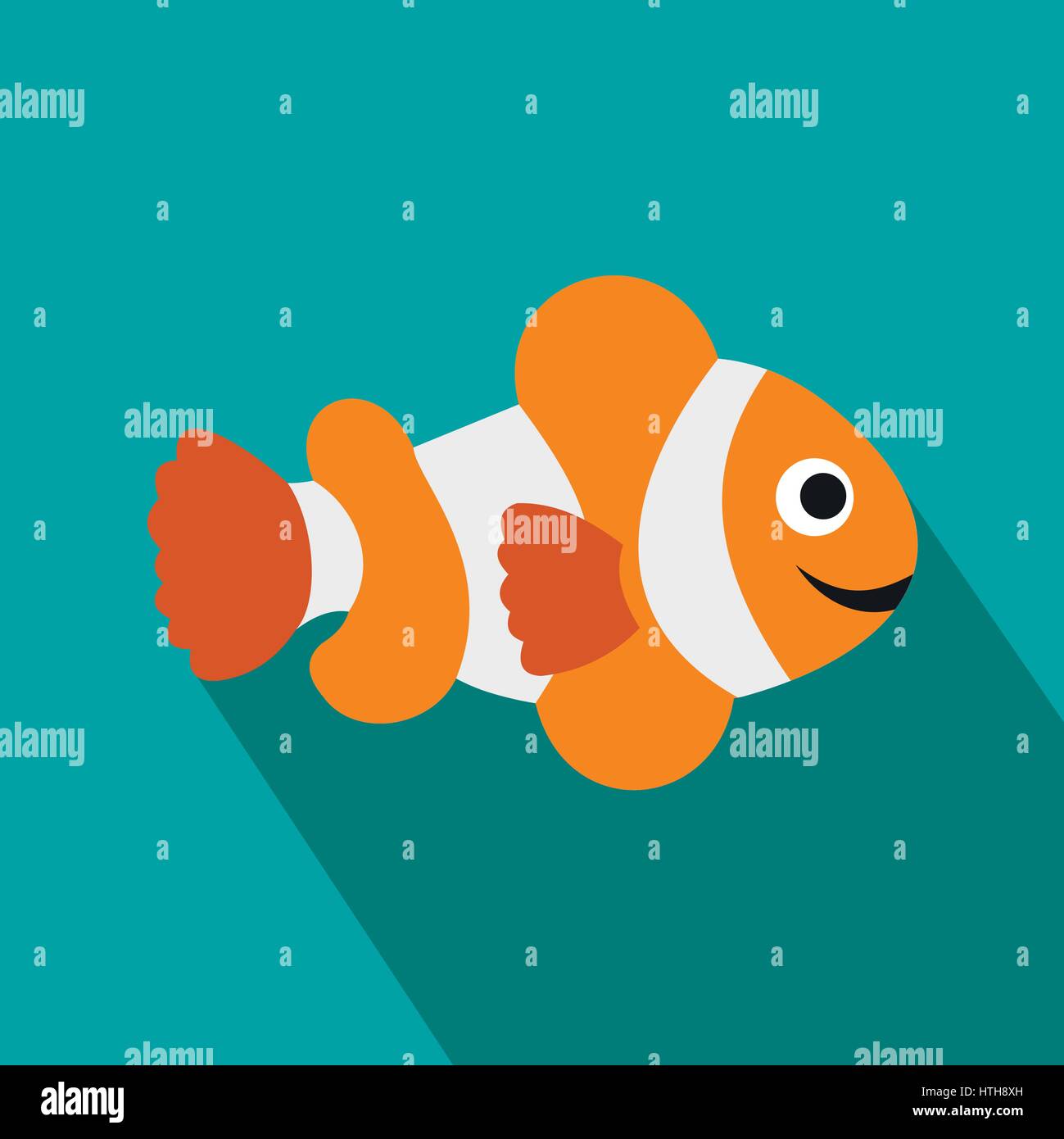 Clownfish flag icon, flat style Stock Vector Image & Art - Alamy