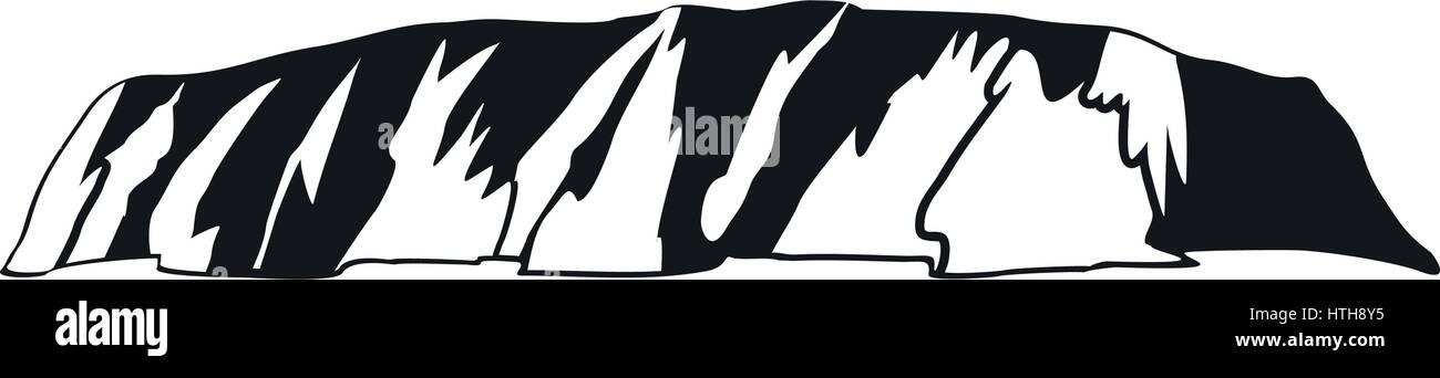 Majestic Uluru icon, simple style Stock Vector Image & Art - Alamy