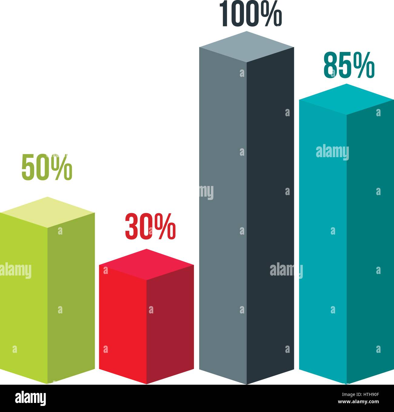 Chart column rise Stock Vector Images - Alamy