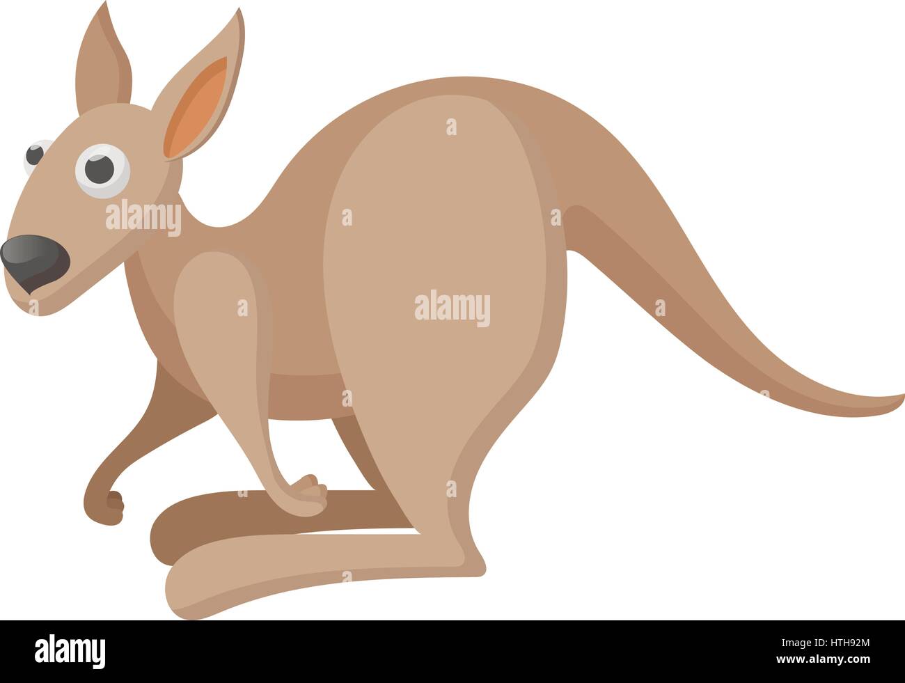 Kangaroo icon, cartoon style Stock Vector Image & Art - Alamy