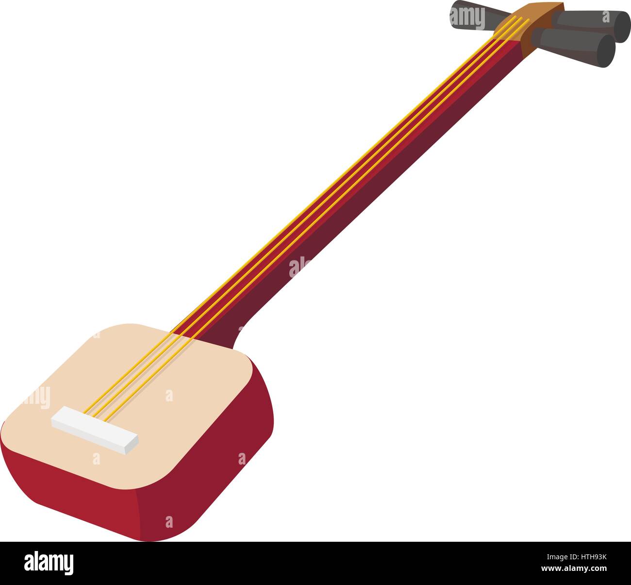 Shamisen icon, cartoon style Stock Vector Image & Art - Alamy