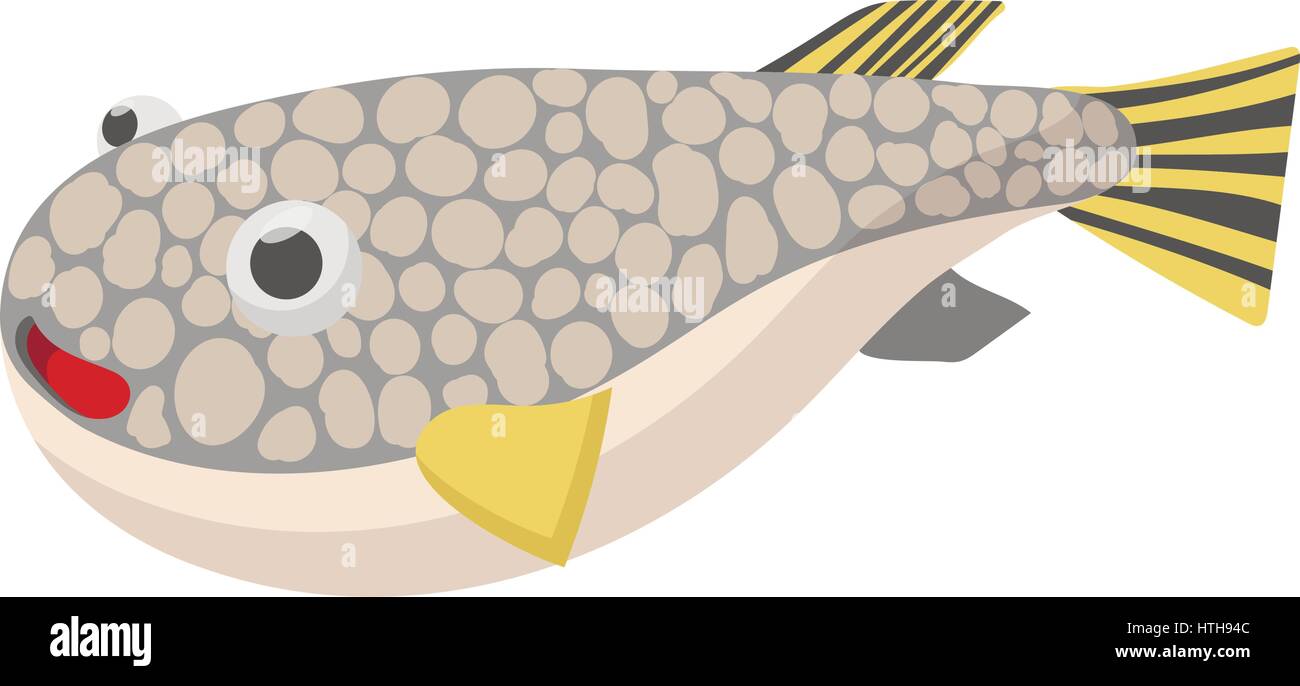 Fugu fish icon, cartoon style Stock Vector Image & Art - Alamy