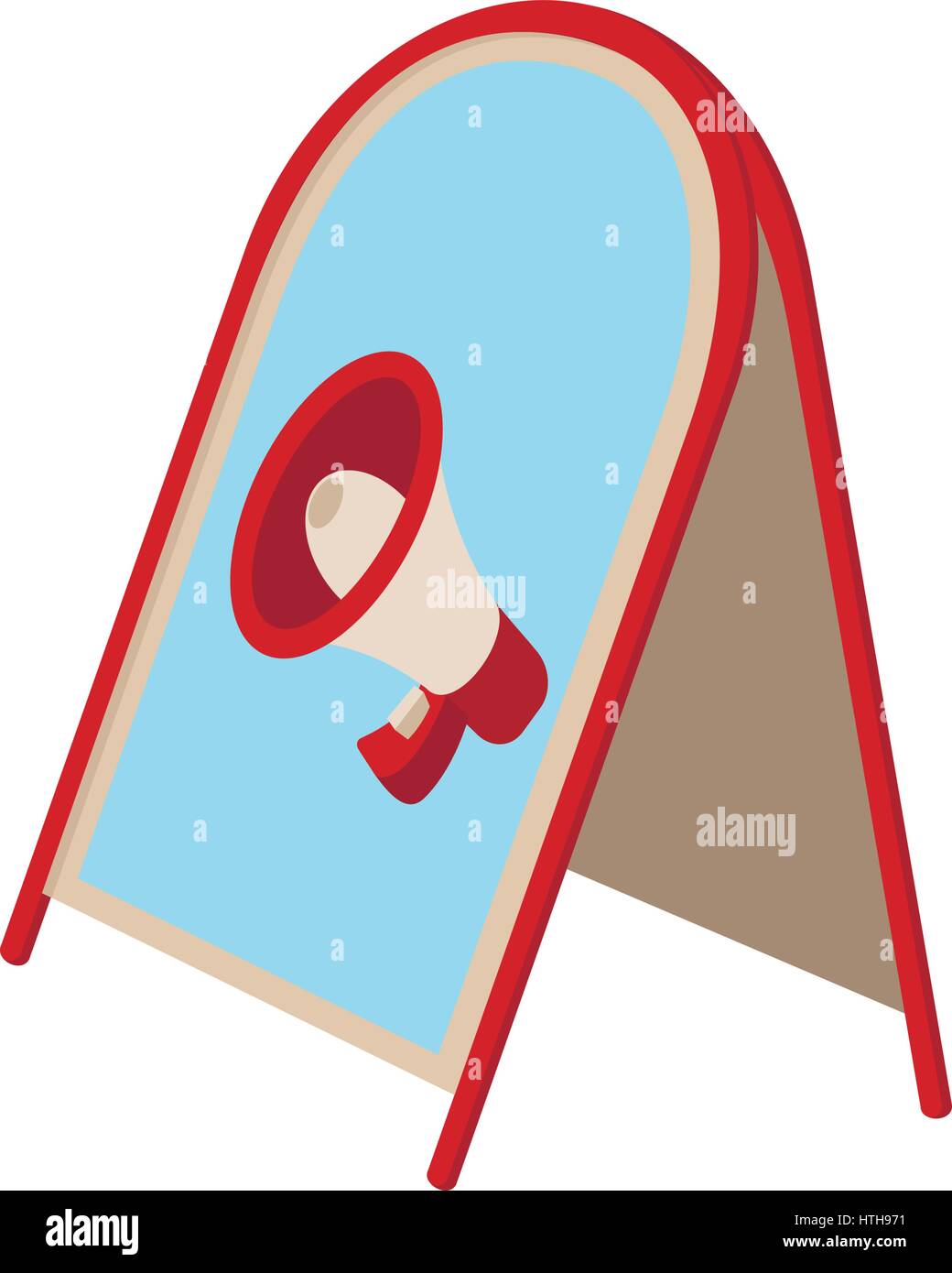 Folding advertising stand icon Stock Vector Image & Art - Alamy