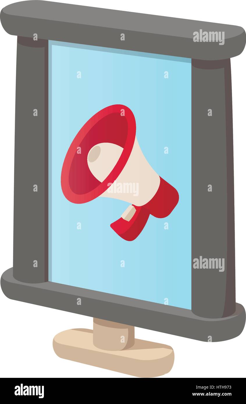 Large billboard icon isometric hi-res stock photography and images - Alamy