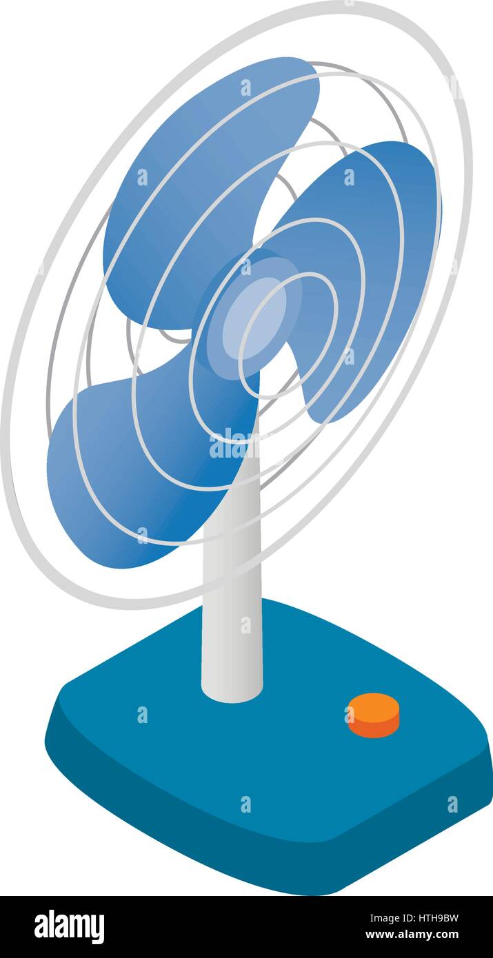 Fan isometric icon hi-res stock photography and images - Alamy