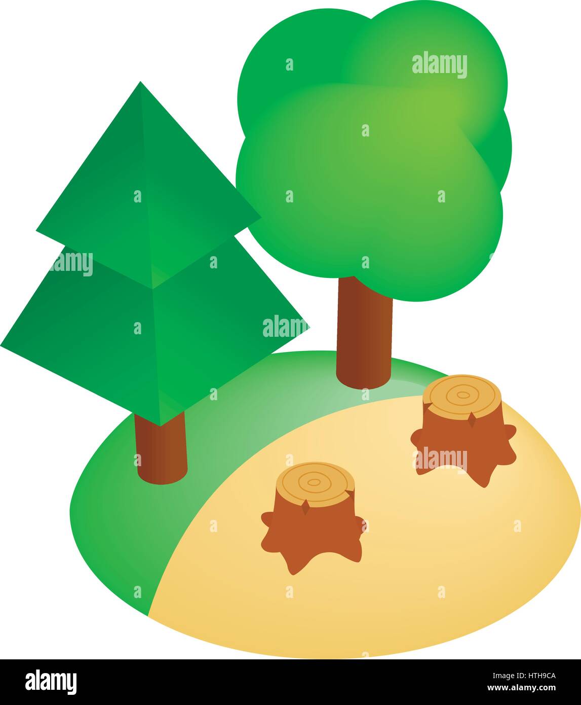 Deforestation Stock Vector Images - Alamy