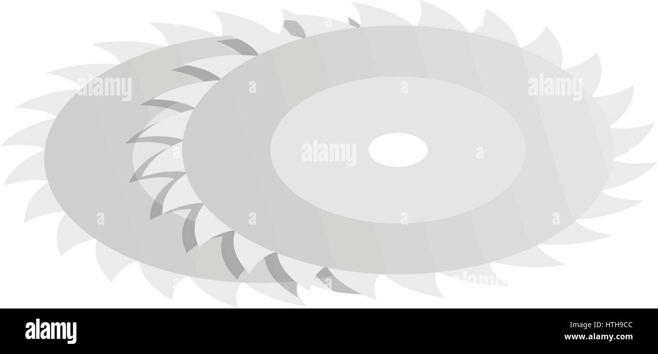 Circular saw blade icon, isometric 3d style Stock Vector Image & Art ...