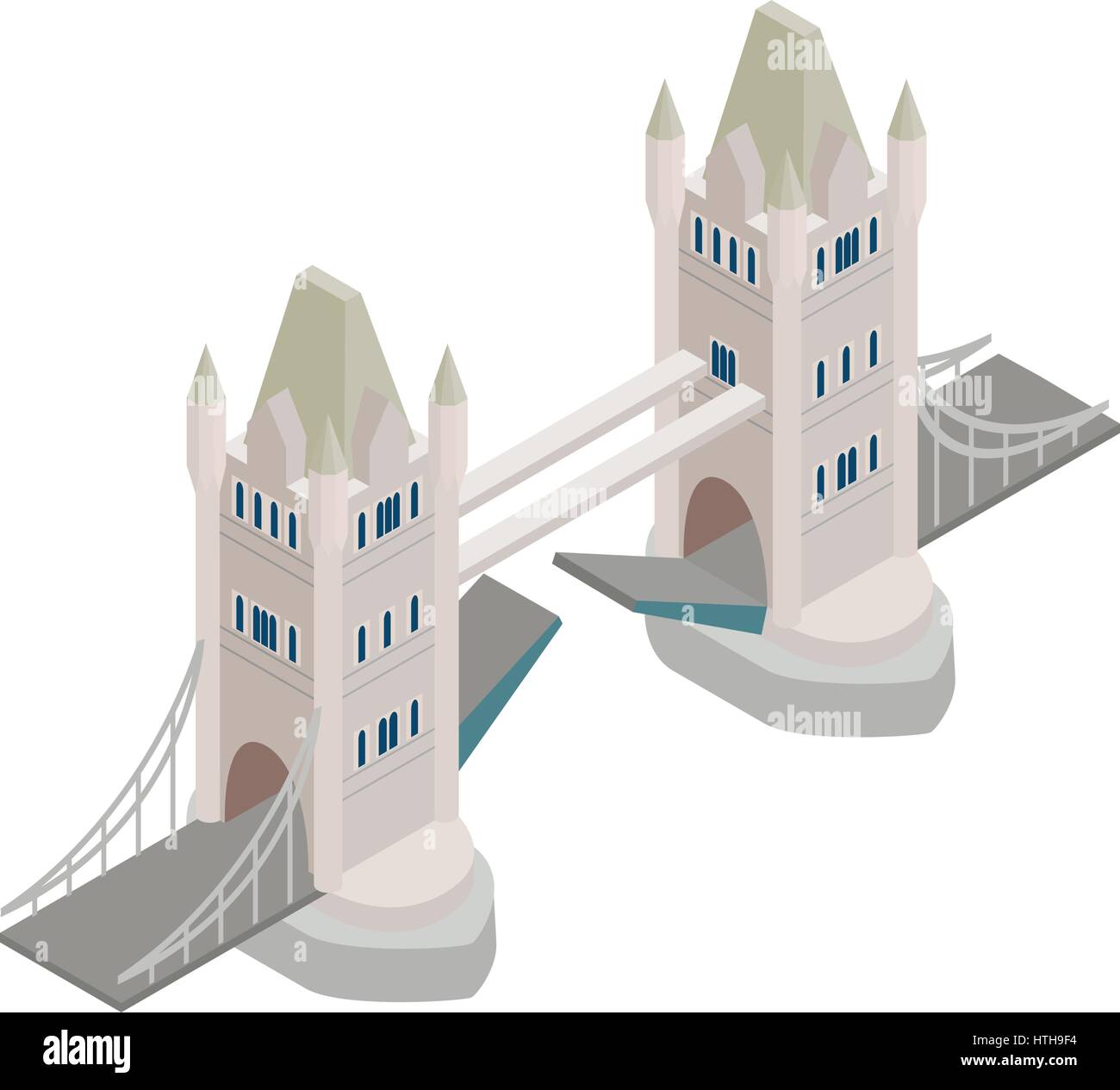 The great stone bridge Stock Vector Images - Alamy