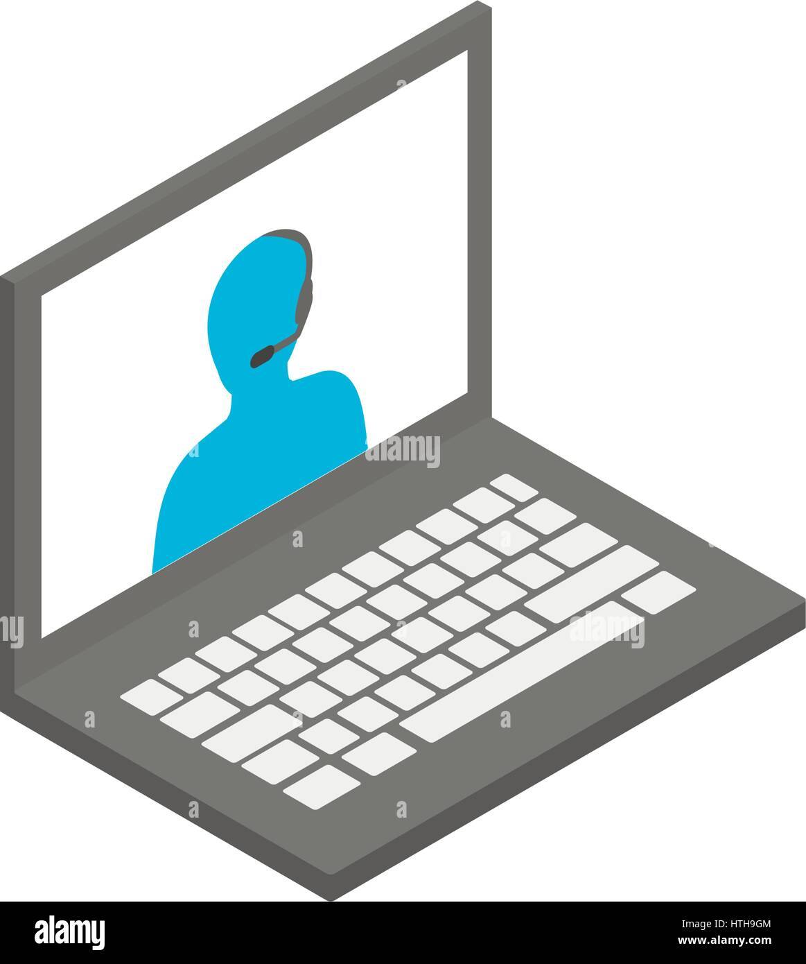 Network system operator Stock Vector Images - Alamy