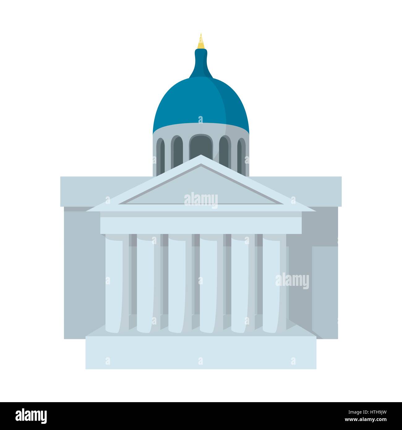 National gallery london dome Stock Vector Images - Alamy