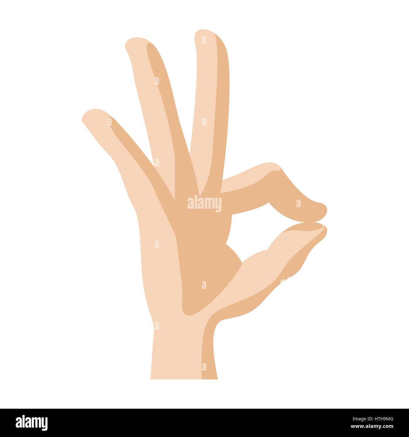 Ok, icon in cartoon style Stock Vector Image & Art - Alamy