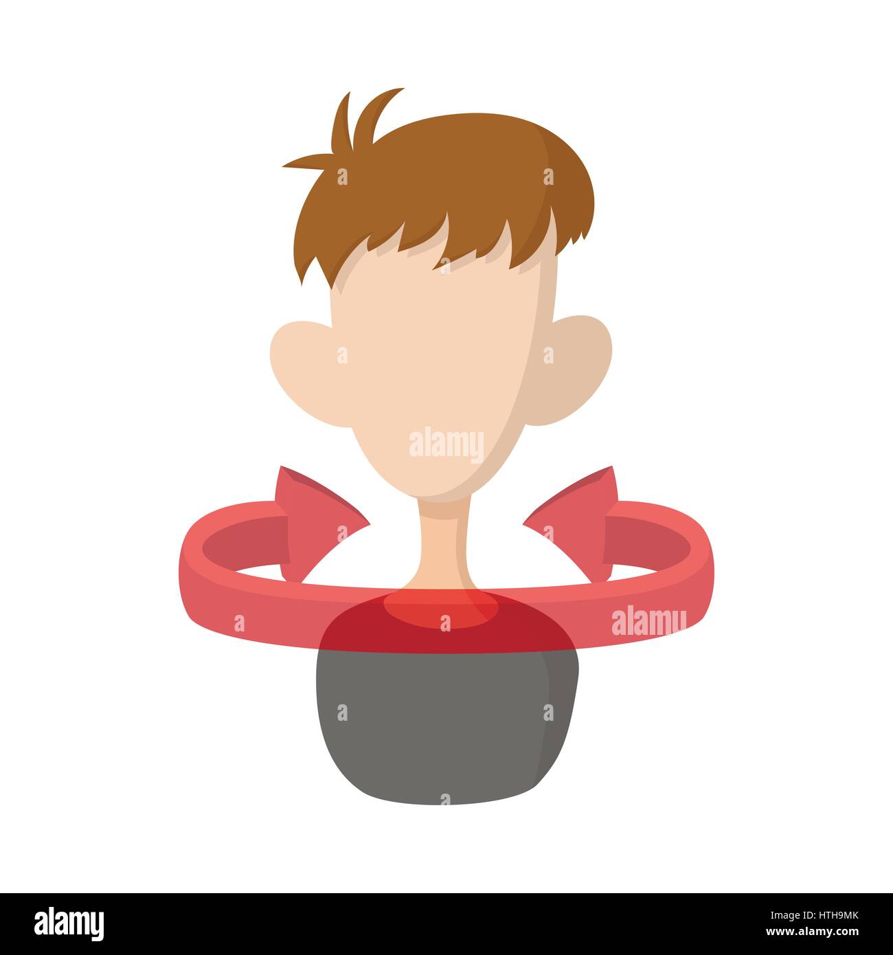 Gesture of rejection icon, cartoon style Stock Vector Image & Art - Alamy
