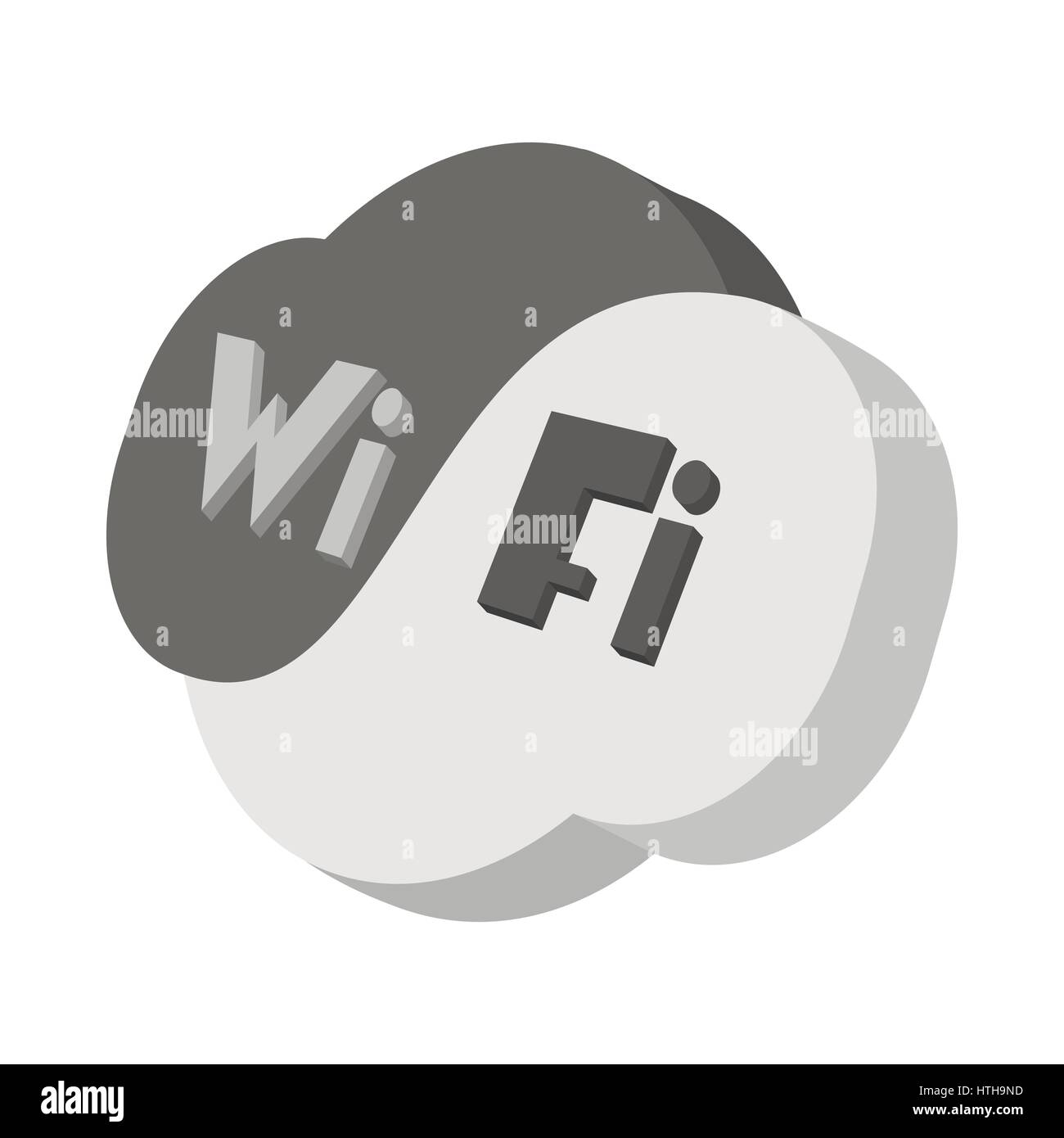 Wifi sign icon, cartoon style Stock Vector Image & Art - Alamy