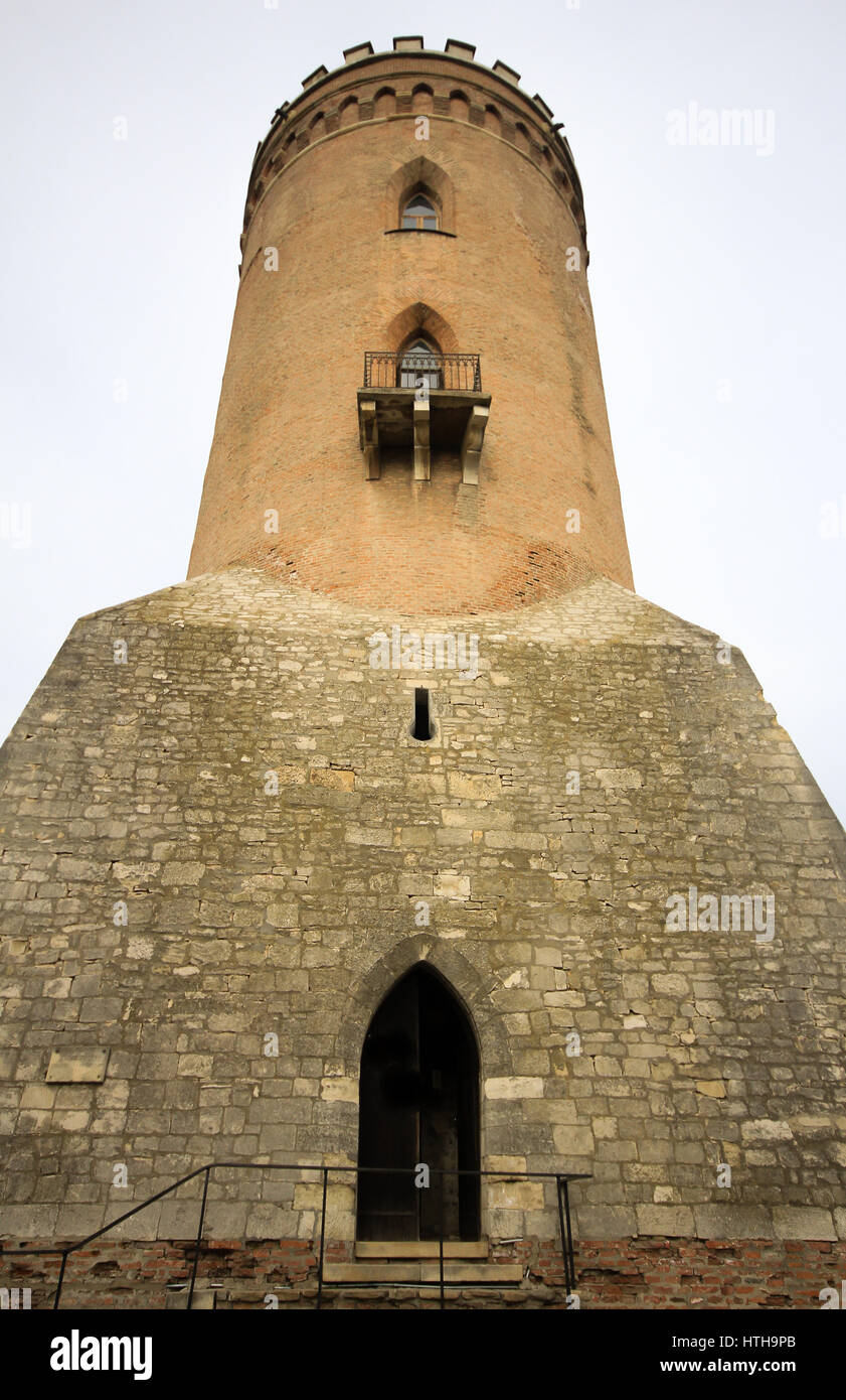 Picture of an old tower wit wooden stairs and bell Stock Photo - Alamy