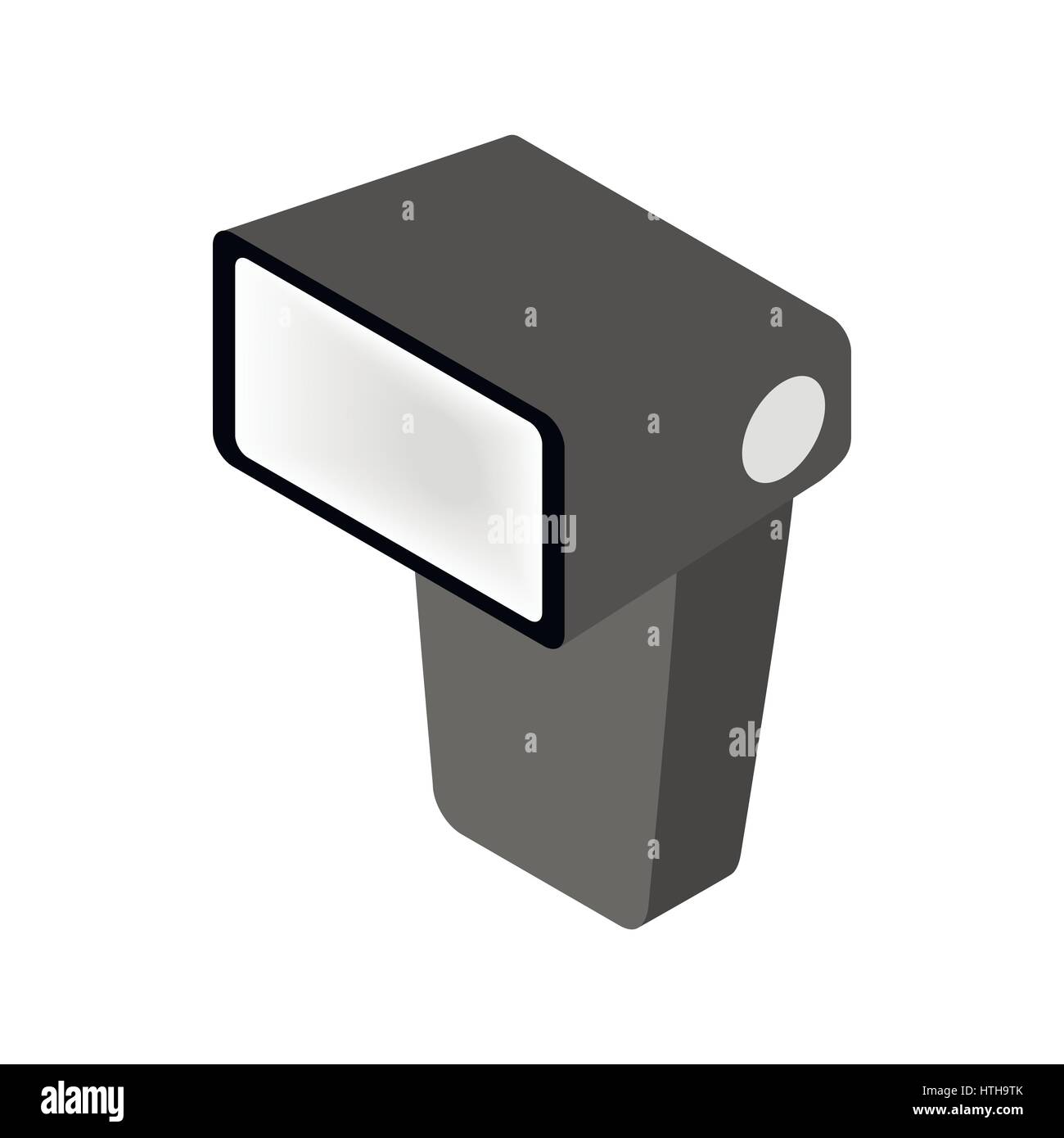 Closeup front view modern black Stock Vector Images - Alamy