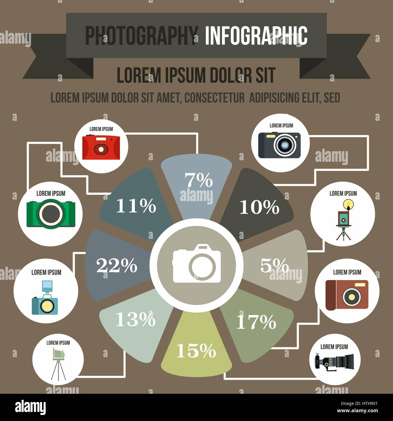 Photography infographic, flat style Stock Vector Image & Art - Alamy