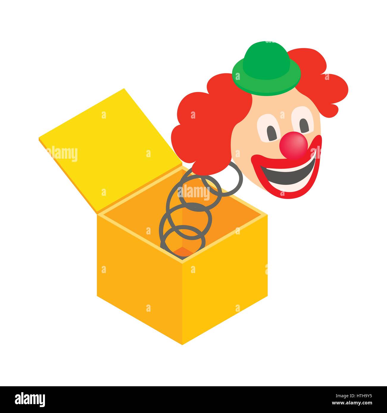 Clown head puppet Stock Vector Images - Alamy
