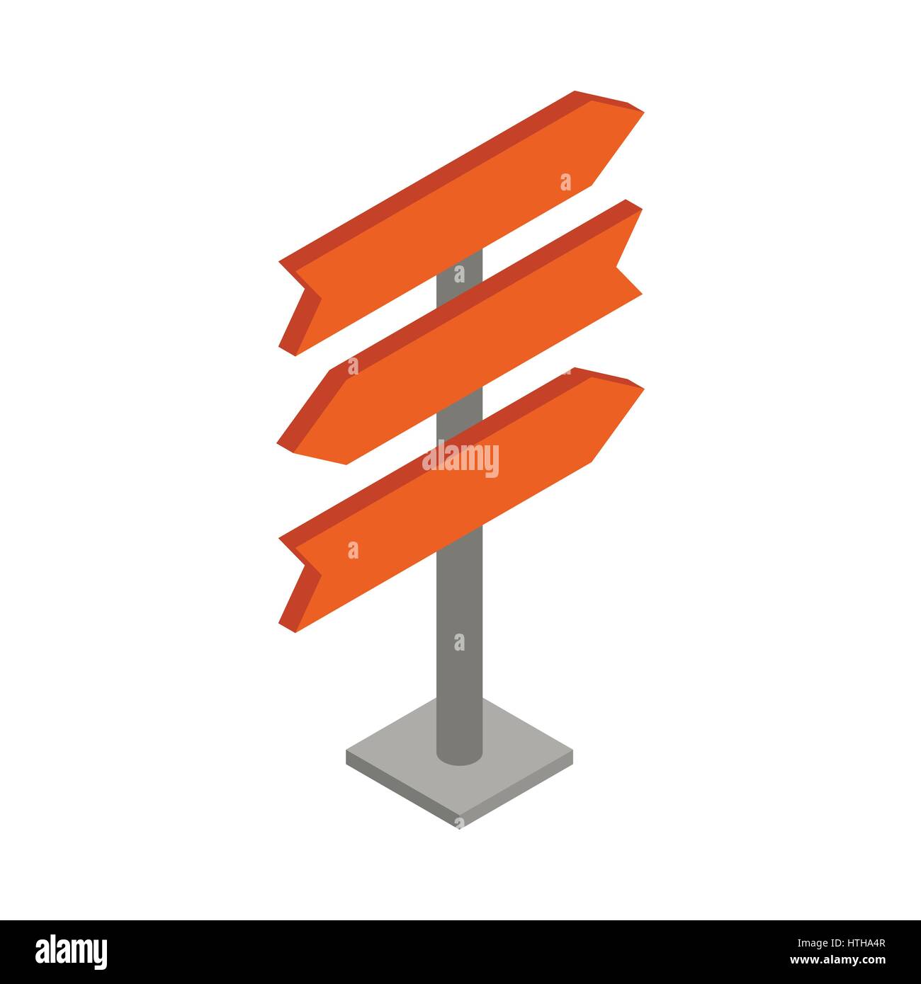 Direction signs icon, isometric 3d style Stock Vector Image & Art - Alamy