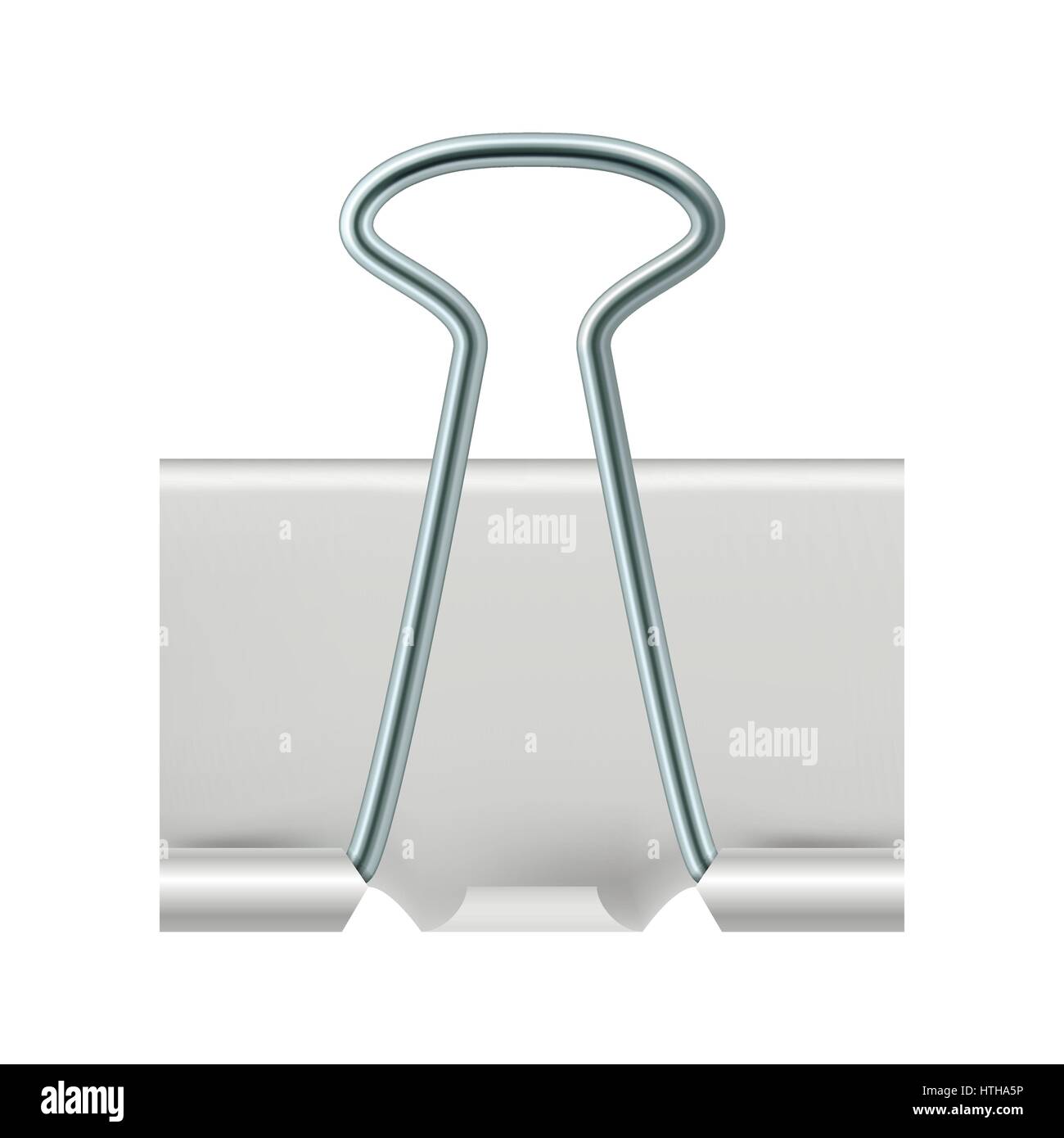 Binder clip icon, realistic style Stock Vector Image & Art - Alamy