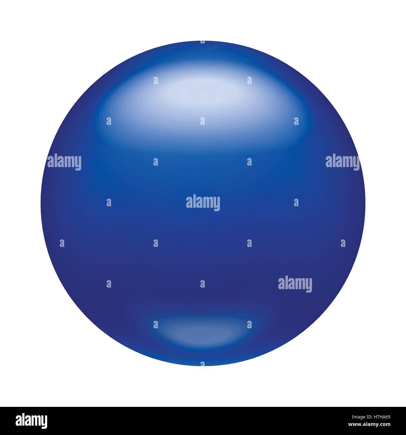 Glossy blue badge, magnet icon, realistic style Stock Vector Image ...