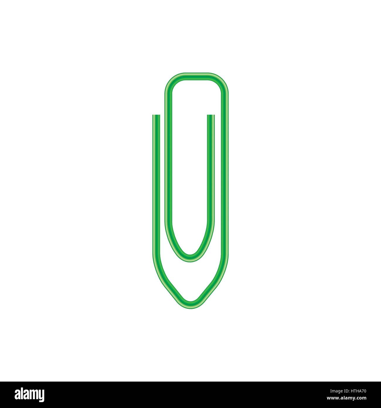 Paper clips icon, realistic style Stock Vector Image & Art - Alamy