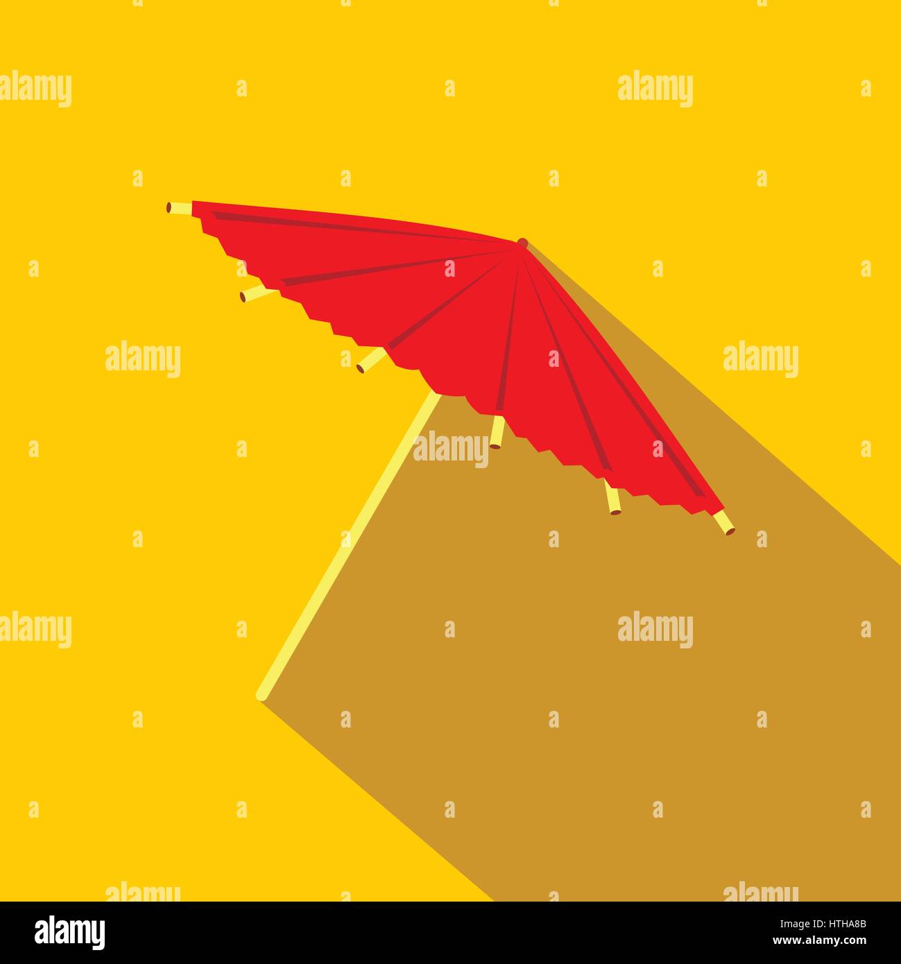 Asian parasol or umbrella icon, flat style Stock Vector Image & Art - Alamy