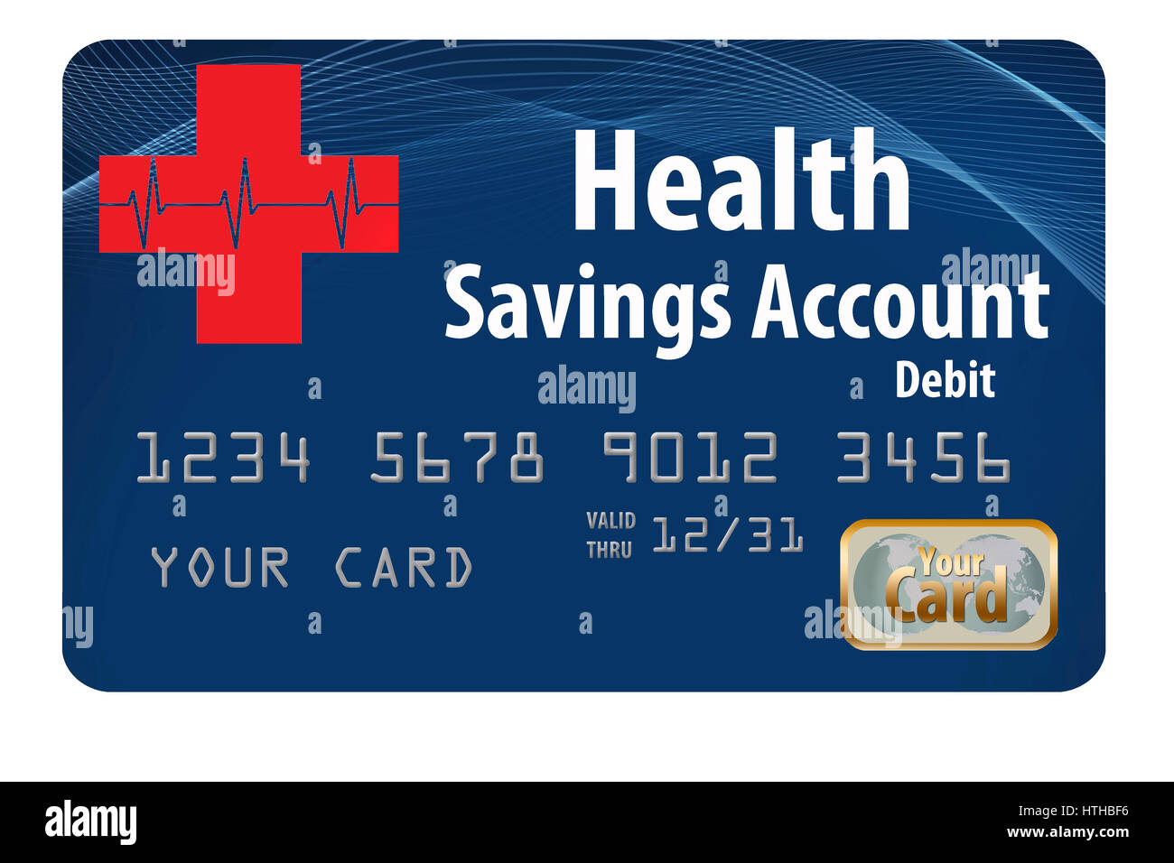 Health Savings Account debit card Stock Photo - Alamy