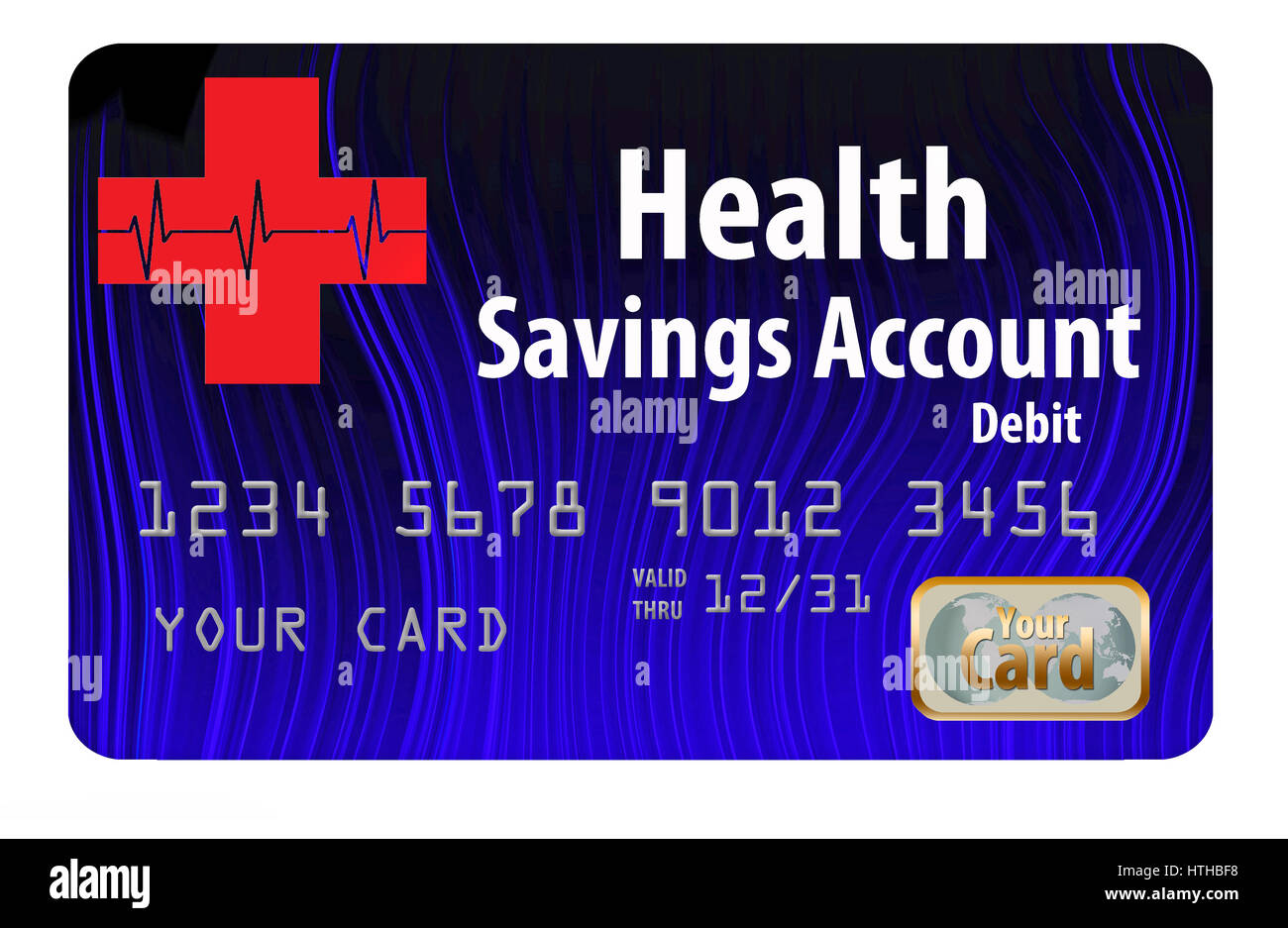 Health Savings Account debit card Stock Photo - Alamy