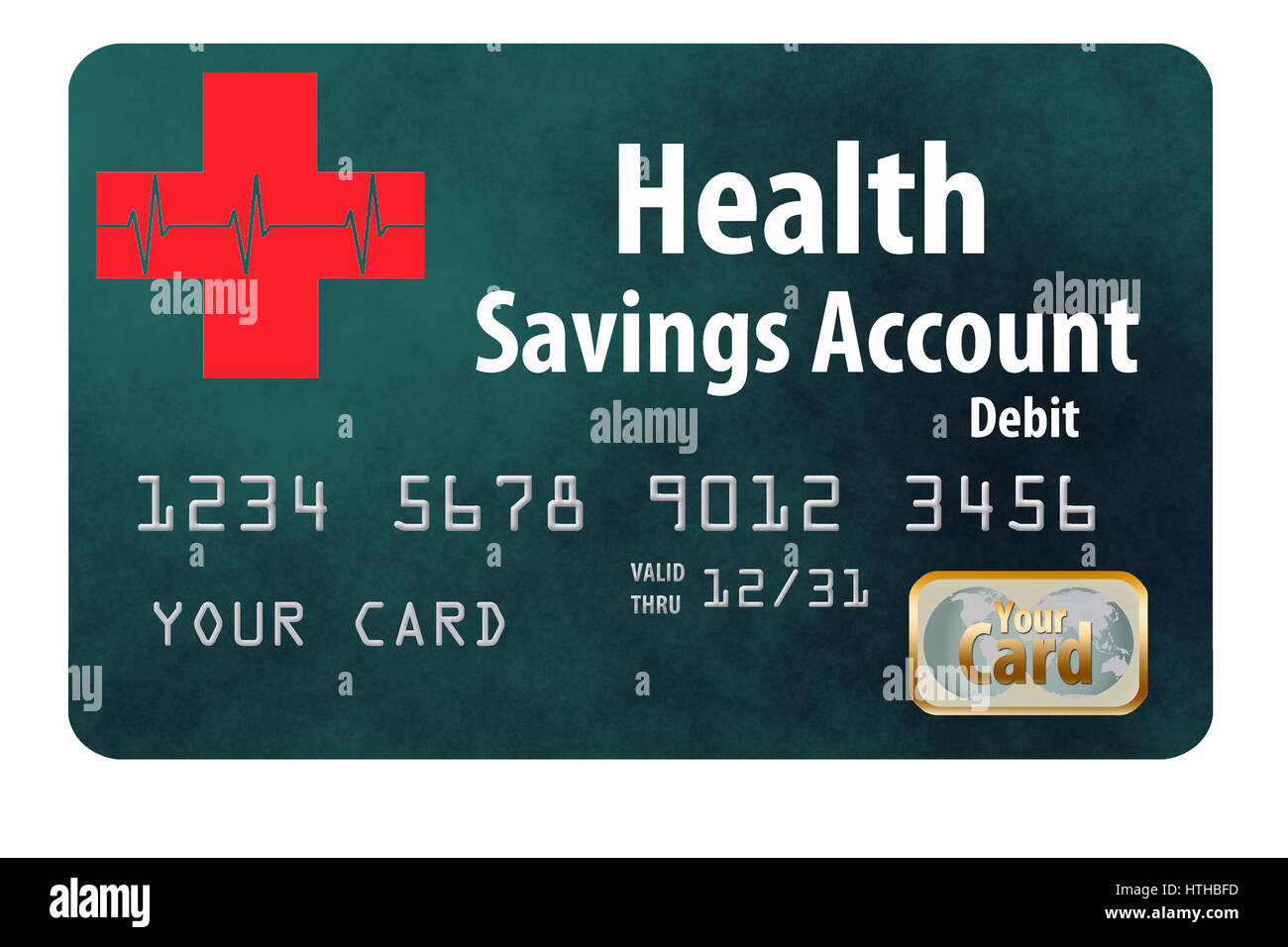 Health Savings Account debit card Stock Photo - Alamy